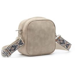 Vivance Umhängetasche »Crossbody-Bag« Handtasche, Schultertasche, Minibag, austauschbarer Schulterriemen VEGAN beige
