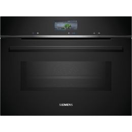 Siemens Backofen mit Mikrowelle iQ700 »CM776GKB1« mit 1-fach-Teleskopauszug Schwarz
