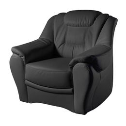 Sit & More sit&more Sessel &raquo;Bellevue&laquo; schwarz Luxus-Microfaser ALTARA NUBUCK (100% Polyester);SOFTLUX-Kunstleder;NaturLEDER (echtes Rindsleder)