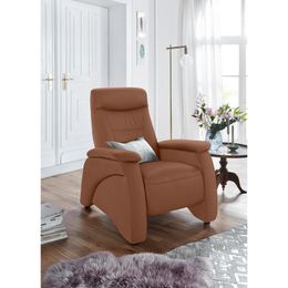 exxpo - SOFA FASHION Relaxsessel »Ascoli, Relaxsessel, Loungesessel, Hochlehnsessel« mit Relaxfunktion cognac