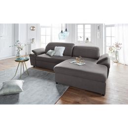 exxpo - SOFA FASHION Ecksofa »Kyoto, inkl. Kopfteil- und Armteilverstellung, hoher Sitzkomfort« wahlweise mit Bettfunktion und Bettkasten,...