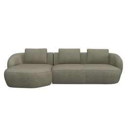 FLEXLUX Wohnlandschaft »Torino, rund, L-Form, Sofa-Ecke mit Recamiere, Longchair-Sofa« Modernes, organisches Sofa-Design, Kaltschaum,...