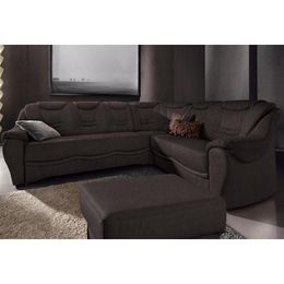 Sit & More SIT&MORE Ecksofa »Benson L-Form« wahlweise mit Bettfunktion schwarz