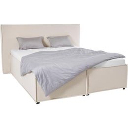 LeGer Home by Lena Gercke Polsterbett &raquo;Isaline&laquo; wahlweise ohne Matratze oder mit 3 Matratzenarten, Kopfteilh&ouml;he 107 cm beige 100% Polyester