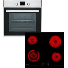 Sharp Backofen-Set &raquo;K-60D19IM1-EU&laquo; mit Timerfunktion edelstahlfarben HighLight-Glaskeramikmulde