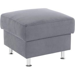 Places of Style Hocker &raquo;Cardoso&laquo; mit Stauraum, passend zur Serie grau Struktur impr&auml;gniert (100% Polyester);Luxus-Microfaser ALTARA NUBUCK (100% 