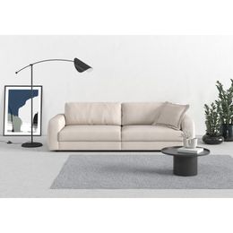 Trendmanufaktur Big-Sofa »Bourbon, Designsofa, « mit extra hohem Sitzkomfort, in trendigem Cord Bezug erhältlich dove 0