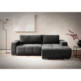 Inosign Ecksofa »Bolero L-Form« wahlweise mit Bettfunktion & Bettkasten black 0