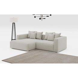 Inosign Ecksofa &raquo;Cowboy L-Form&laquo; mit 6 Kissen, kubisches Sofa grau 100% POLYESTER (PES)