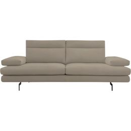 Calia italia 3,5-Sitzer &raquo;Toby Wing, italienisches Designsofa, super bequem, Megasofa&laquo; inkl. Sitztiefenverstellung und Armteilfunktion, F&uuml;&szlig;e in Schwarz