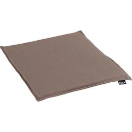 HOCK H.O.C.K. Sitzkissen »Caribe 2cm« Outdoor geeignet - Kissenhöhe 2cm taupe/taupe-braun + unifarben Obermaterial: 100% Polyacryl B/L: 35 cm x 35 cm