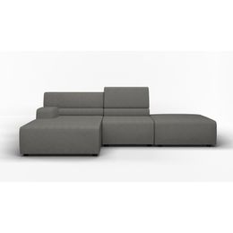 Egoitaliano Ecksofa &raquo;Babouche, Designsofa mit au&szlig;ergew&ouml;hnlichem Sitzkomfort zum Wohlf&uuml;hlen&laquo; grau Luxus-Micofaser Lederoptik (100% Polyester) ist ein neues 