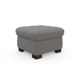Sit & More sit&more Hocker &raquo;Luxor&laquo; auch erh&auml;ltlich in dem besonders leicht mit Wasser zu reinigen grau Luxus-Microfaser ALTARA NUBUCK (100% Polyester);Soft clean
