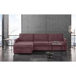 Places of Style Schlafsofa »GOLDPOINT Ecksofa 264 cm, Liegefläche (140/200cm), L-Form, « Bettfunktion, Bonell-Federkernmatratze und...