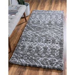 MyFlair MÖBEL & ACCESSOIRES Hochflor-Läufer »Temara Shag, LAGERRÄUMUNG!« rechteckig 51 mm Höhe Teppich-Läufer, gewebt, Scandi Design, ideal im Flur...