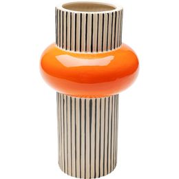 KARE DESIGN Tischvase &raquo;Vase Calabria Orange 28cm&laquo; mehrfarbig