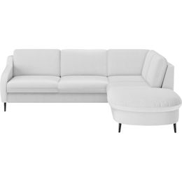 Sit & More SIT&MORE Ecksofa »Soul L-Form« wahlweise mit Bettfunktion und Bettkasten oder Schubkasten silver