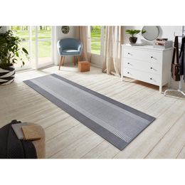 Hanse Home Teppich »Band« rechteckig 9 mm Höhe Kurzflor, weich, Läufer Größen, Wohnzimmer, Schlafzimmer, Esszimmer hellgrau Obermaterial: 100%...
