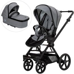 Hartan Kombi-Kinderwagen »Ivy GTR Outdoor mit Falttasche« 22 kg Made in Germany graphit