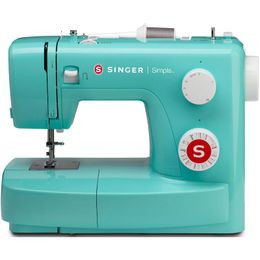 Singer Nähmaschine »Simple 3223G« 23 Programme 23 Stiche türkisgrün