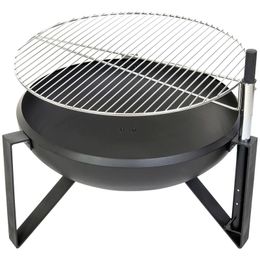 WESTMANN Feuerkorb »Feuerstelle inkl. Grillrost« ØxH: 70x75 cm, stabil & witterungsbeständig schwarz
