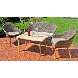 Garden Pleasure Gartenlounge-Set »PUEBLO« beige +