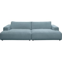 Musterring Loungesofa &raquo;Lucia&laquo; Cord-Bezug, Breite 292 cm blau