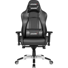 AKRacing Gaming-Stuhl »Master Premium« () Kunstleder Karbonschwarz + schwarz Kissenset enthalten