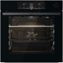 Gorenje Backofen »BPSA6747A08BGWI« Pyrolyse, 2fach Teleskopauszug, Wassertank für Dampf, AirFry-Funktion schwarz