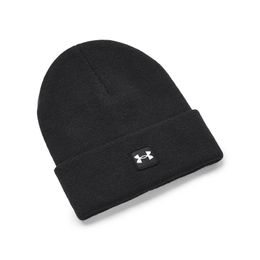 Under Armour Beanie »UA HALFTIME CUFF« schwarz Superweicher gerippter Acryl-Strickstoff bietet den ganzen Tag über warmen Tragekomfort