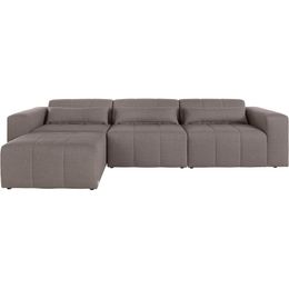 LeGer Home by Lena Gercke Ecksofa »Maileen L-Form« Modulsofa, bestehend aus 4 Modulen, Farben mixbar braun