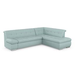 DOMO collection Ecksofa »Mona L-Form« wahlweise mit Bett- und Armlehnfunktion mint
