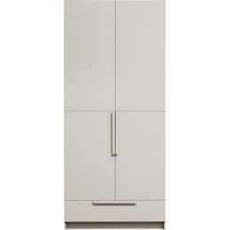 Woood Kleiderschrank &raquo;Pure&laquo; mit Kleiderstange, Kiefernholz, H&ouml;he 215 cm beige FSC -zertifizierter Holzwerkstoff