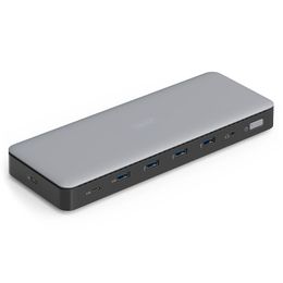 Digitus Laptop-Dockingstation »USB-C Docking Station, 13-Port, HDMI, USB, RJ45, SD« Grau 3x USB-A 3.2 Gen 1 (5 Gbit/s) für schnelle...
