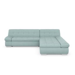 DOMO collection Ecksofa »Mona L-Form« wahlweise mit Bettfunktion mint