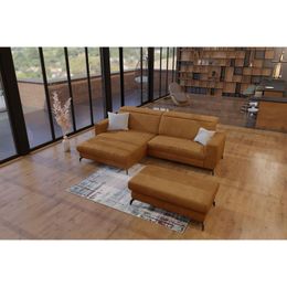 Sit & More SIT&MORE Ecksofa »Bolero L-Form« mustard