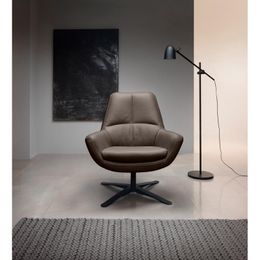 BETYPE Drehsessel »Be Organic Standard Back, Loungesessel« in elegantem Design mit Drehfunktion steel