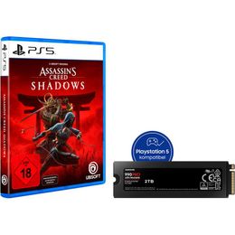 Ubisoft Spielesoftware »Assassin's Creed Shadows inkl. SAMSUNG 990 PRO Heatsink interne SSD« PlayStation 5 (ohne Farbbezeichnung) Erschaffe ein...