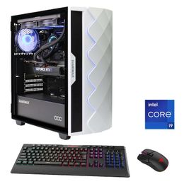 GAMEMAX Gaming-PC »Diamond WT 6972« DDR5, PCIe SSD Gen4, Windows 11 weiß Intel Wi-Fi 6 AX201, ARGB-Beleuchtung 1x PS/2, 2x USB 2.0, 2x USB 3.2 Gen1...