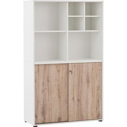 Schildmeyer Aktenschrank &raquo;Serie 400&laquo; wei&szlig;/wildeichefarben wei&szlig;