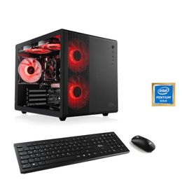 CSL PC &raquo;Cube V24237&laquo; schwarz Inkl. Maus, Tastatur, WLAN-Karte