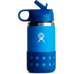 Hydro Flask Trinkflasche &raquo;Kids Wide Mouth Straw Cap and Boot&laquo; TempShield - doppelwandige Vakuumisolierung, 355 ml Lake 355 ml