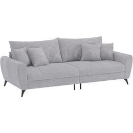 MR. COUCH Big-Sofa »Blackburn II« Mit Kaltschaumpolsterung bis 140 kg belastbar Stripes 8637 warm grey