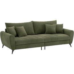 MR. COUCH Big-Sofa »Blackburn II« Mit Kaltschaumpolsterung bis 140 kg belastbar Memphis 12 green