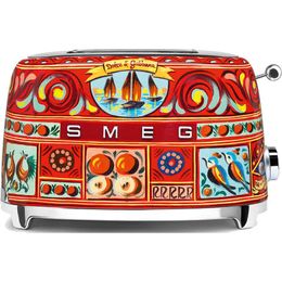 SMEG DOLCE & GABBANA Toaster »TSF01DGEU« 2 kurze Schlitze 950 W Limited Edition Dolce & Gabbana Sicily is my Love Dolce&Gabbana Design