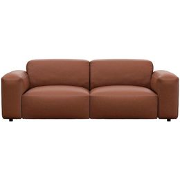 FLEXLUX 2, 5-Sitzer »Lucera Sofa, super bequem durch hochwertigen Sitzaufbau mit Kaltschaum« modern & anschmiegsam, Designsofa Old Chestnut Brown