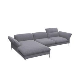 FLEXLUX Ecksofa »Salino, Funktionssofa mit Recamiere, Relaxsofa, Ecksofa« Sofa mit Arm- und Kopfteil-Verstellungen, Kaltschaum & Stahl-Wellen Steel