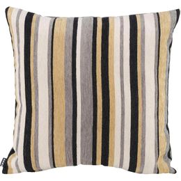 HOCK H.O.C.K. Dekokissen &raquo;Espinelo&laquo; im attraktiven Streifendesign schwarz/gelb/grau + gestreift Kissen: 47% Polyacryl, 42% Polyester, 11% Baumwolle B/L:...