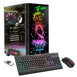 GAMEMAX Gaming-PC »Rockstar 7396« DDR5 RAM, Windows 11 schwarz WLAN AC, ARGB-Beleuchtung Front, 1x PS/2, 1x USB3.2 Gen1 Type-C, 1x USB3.2 Gen2...
