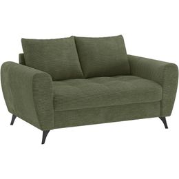 MR. COUCH 2-Sitzer »Blackburn II« Wahlweise mit Kaltschaumpolsterung bis 140 kg belastbar Stripes 8641 green